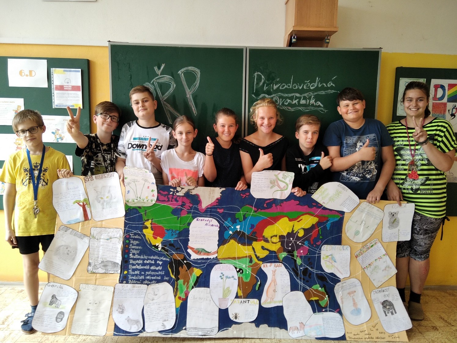 PROJEKT BIOMY – Přírodovědná praktika 6. A a 6. D – Aktuality ze školy